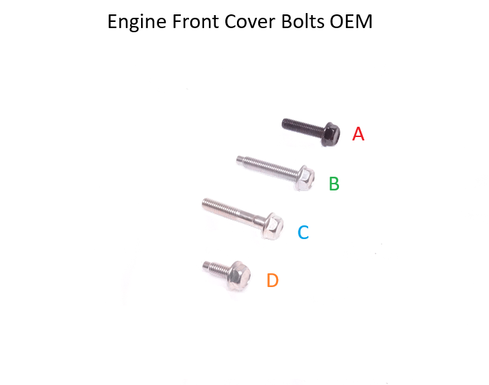 Engine Front Timing Cover Bolts Miata 1990-2005 – Miata Depot